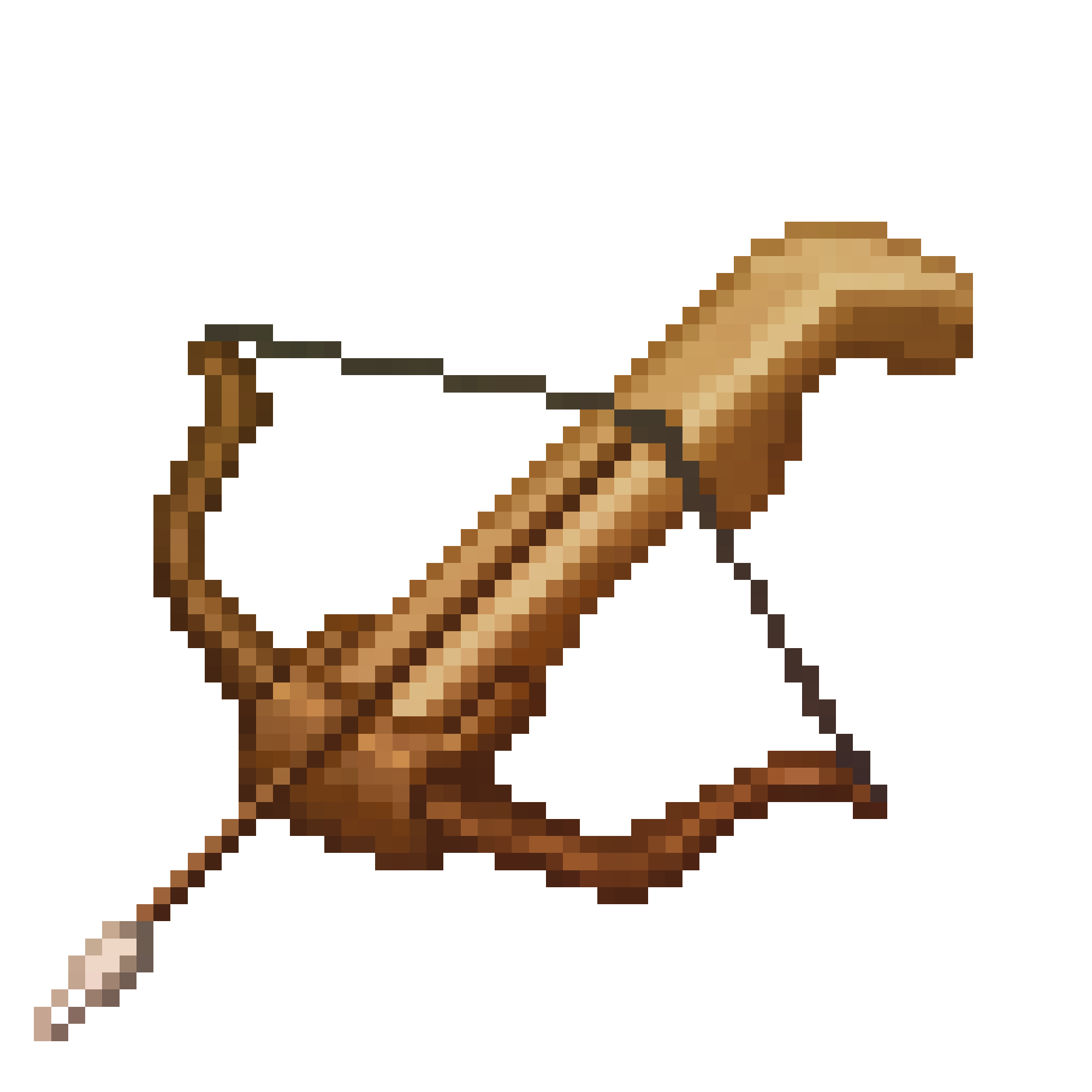 Minecraft Bow And Arrow Pixel Art
