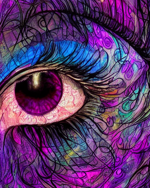 AI generated art starting with a black photo - Collection | OpenSea