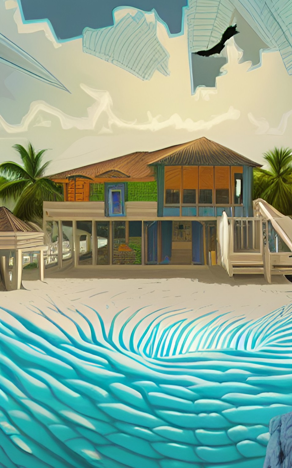Beach Houses Art - Collection | OpenSea